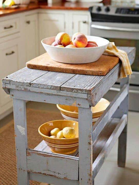 30 Rustic DIY Kitchen Island Ideas Home Wallpaper