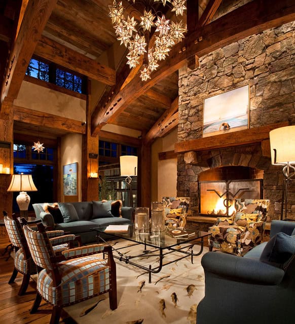 19 Stunning Rustic Living Rooms With Charming Stone Fireplace 19 Stunning Rustic Living Rooms With Charming Stone Fireplace