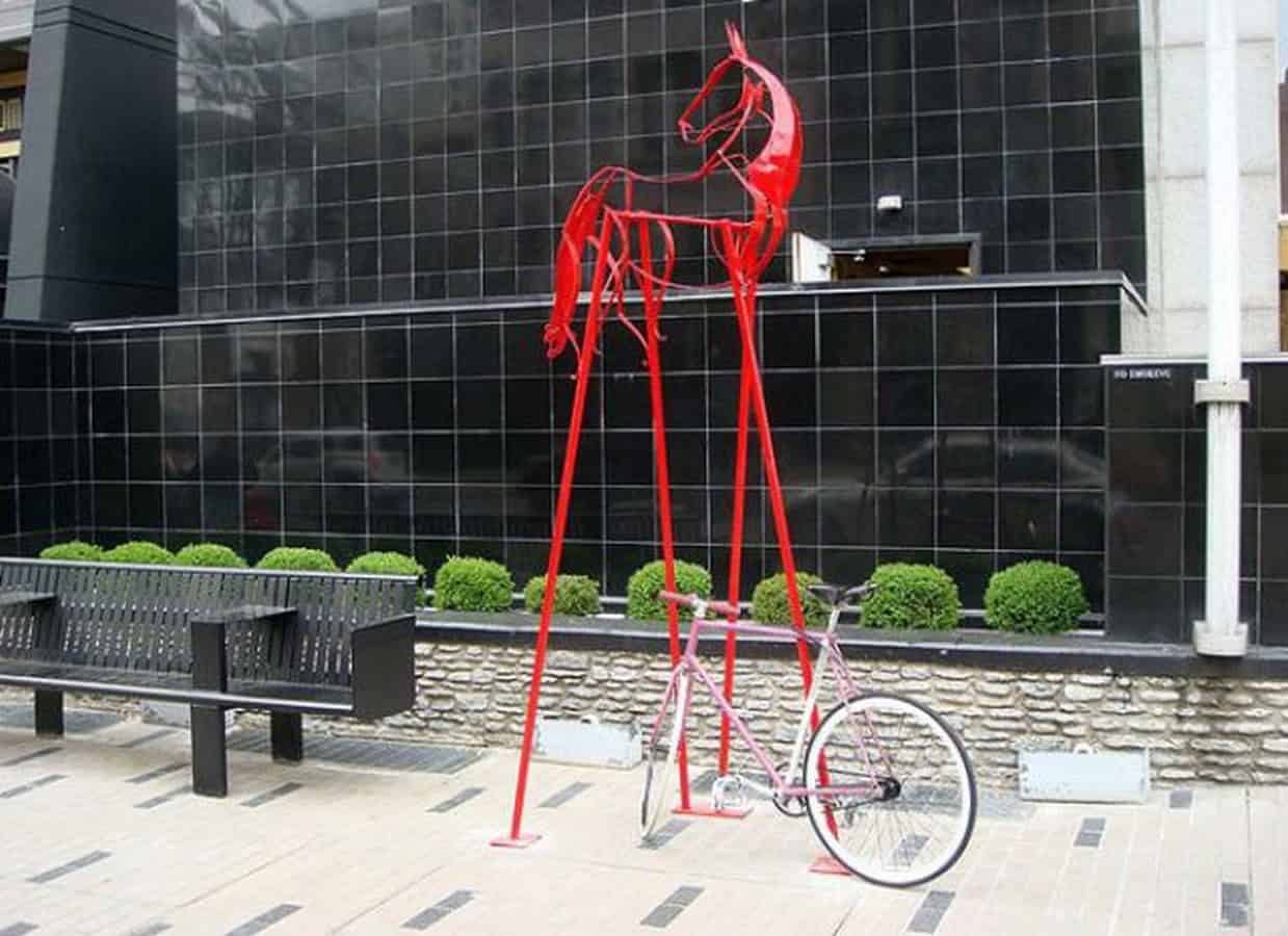 20 Funny and Unusual Bike Racks Designs