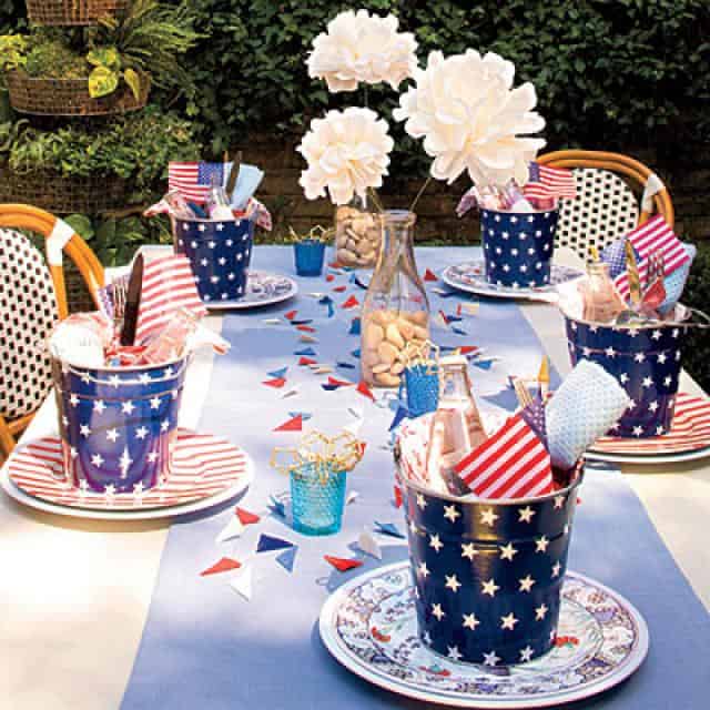 20 Lovely Patriotic Celebration Table Ideas