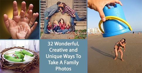 32 Wonderful, Creative and Unique Ways To Take A Family Photos. You'Re ...