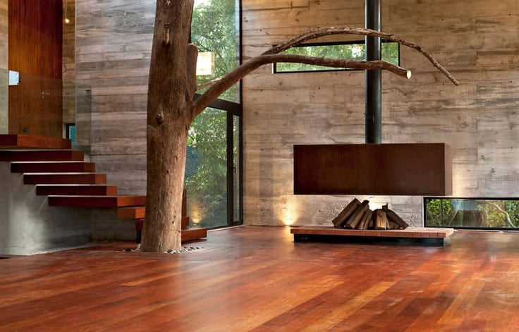 18 Incredible Houses with Trees in them