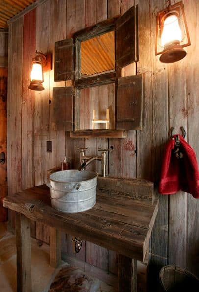 23 Fantastic Rustic Bathroom Design Ideas