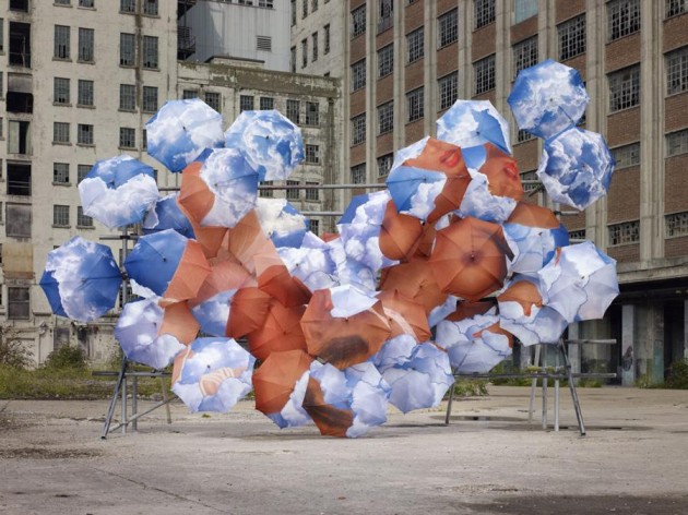 23 Incredible Umbrella Art Installations