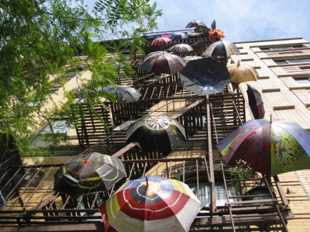 23 Incredible Umbrella Art Installations