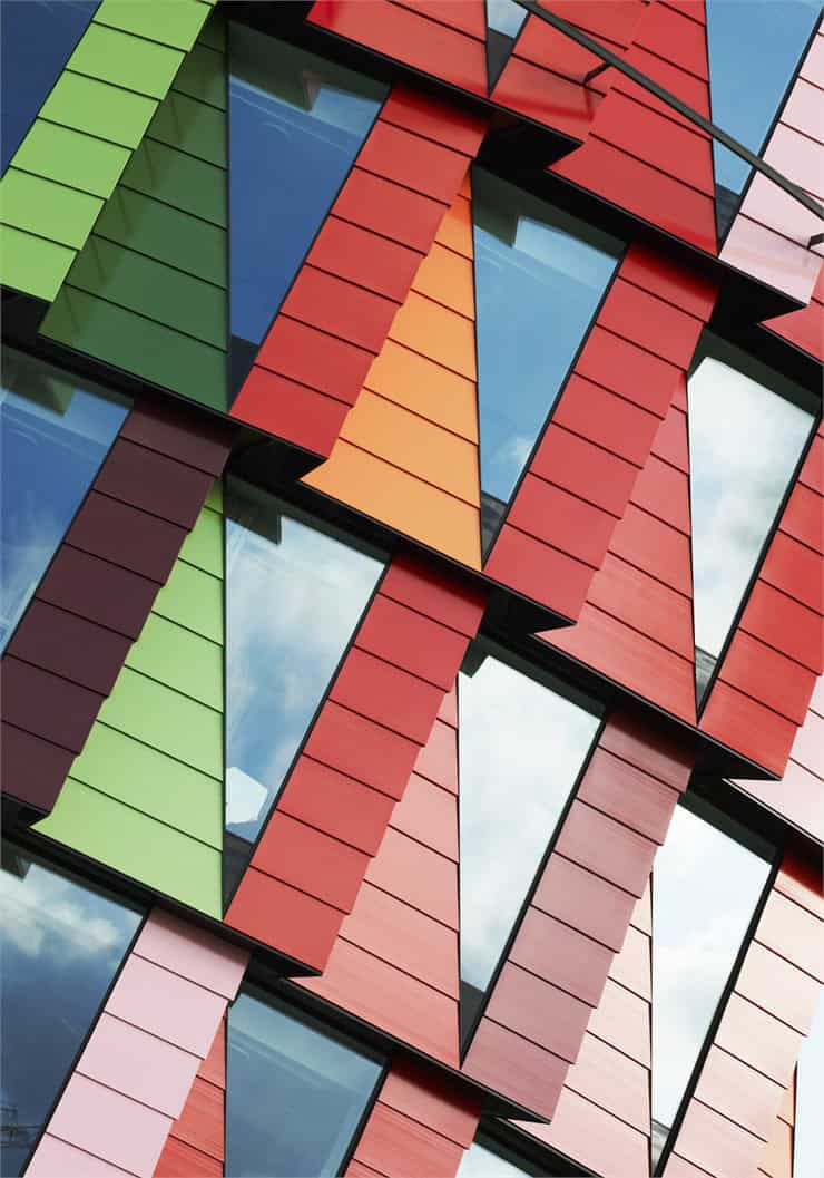 22 Modern and Colorful Facades