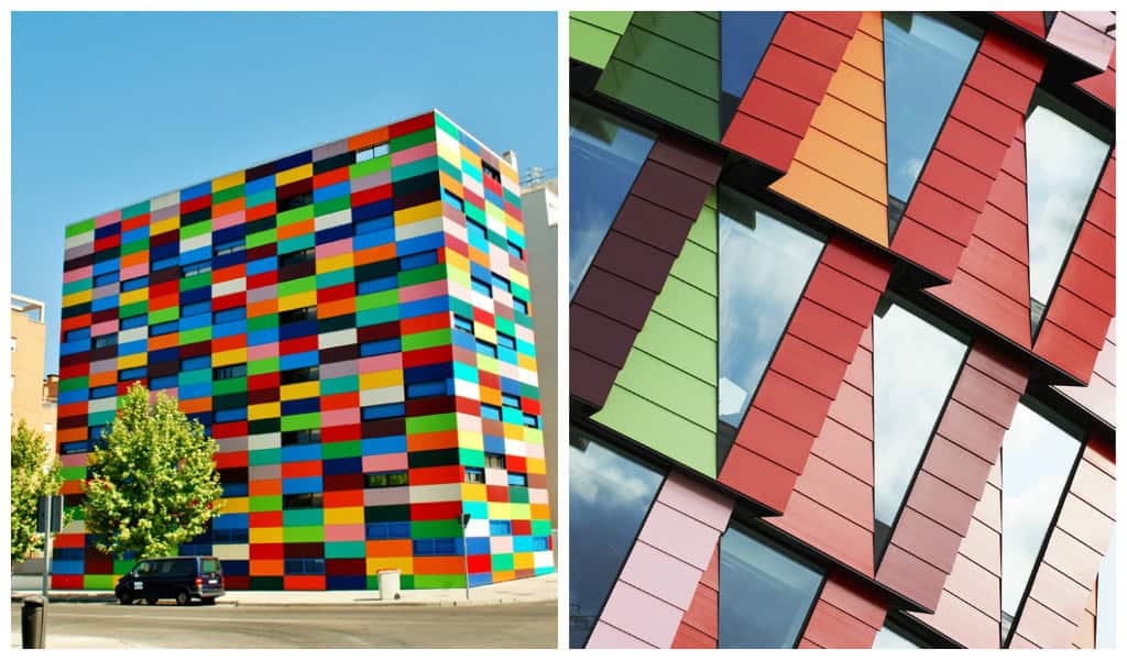 22 Modern and Colorful Facades