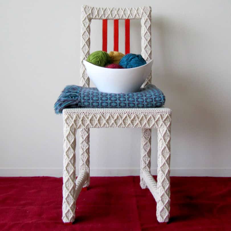 30 Adorable Knitted Furniture Ideas