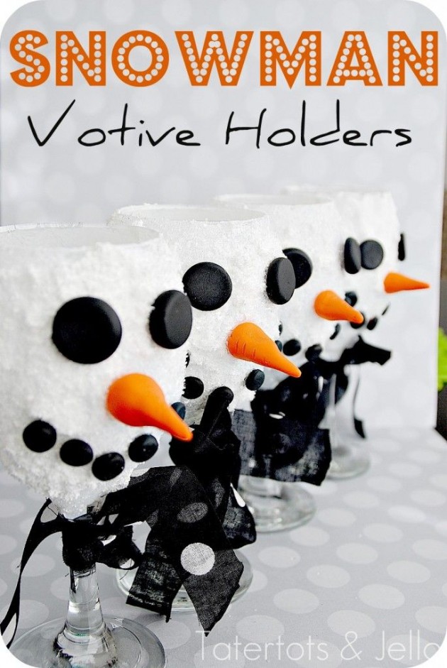 30 Creative and Fun DIY Snowman Decorations