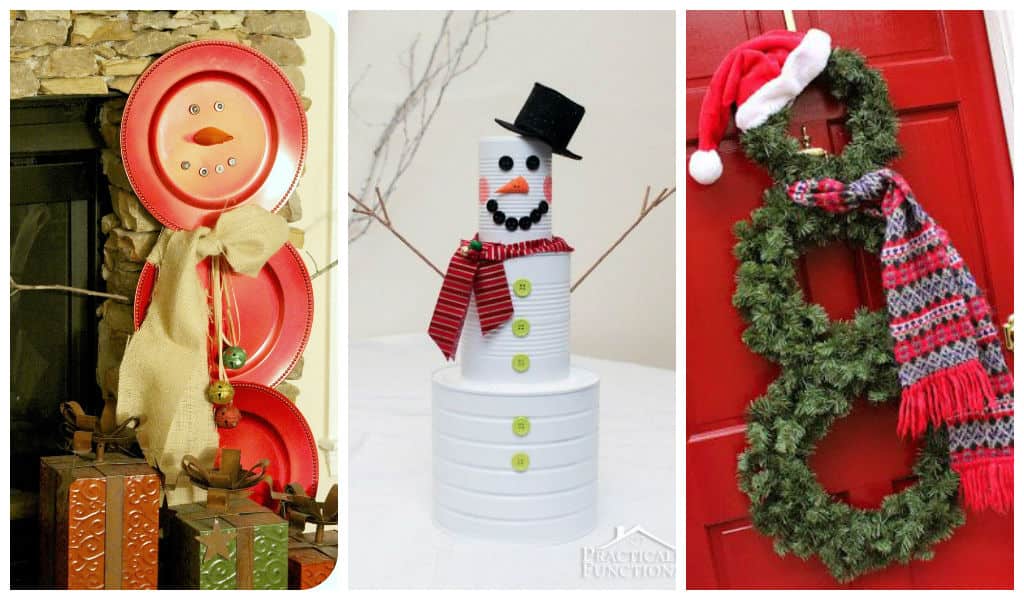 30 Creative and Fun DIY Snowman Decorations