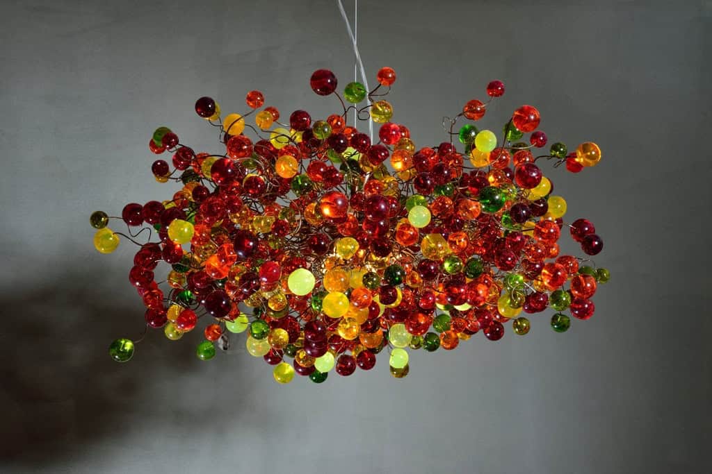 19 Very Colorful Handmade Chandelier Designs