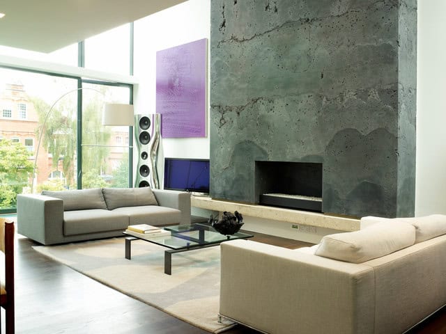 Concrete in Your Living Room- 14 Stunning Ideas