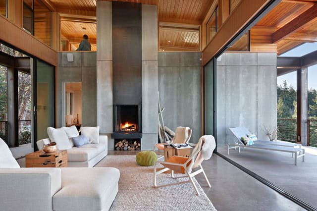 Concrete in Your Living Room- 14 Stunning Ideas