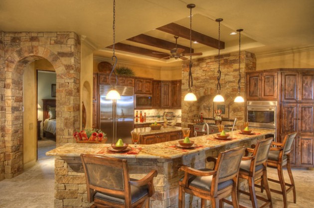 18 Outstanding Kitchen Design Ideas With Decorative Stone