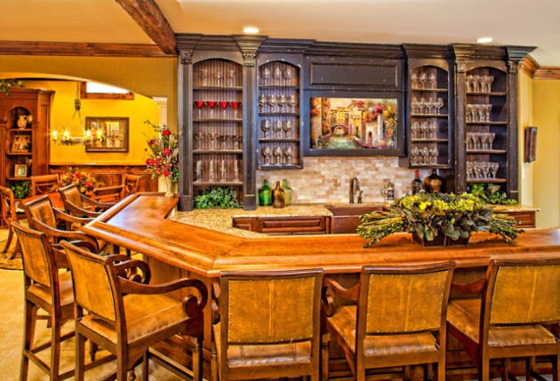 15 Astonishing Traditional Home Bars For Your Daily Inspiration