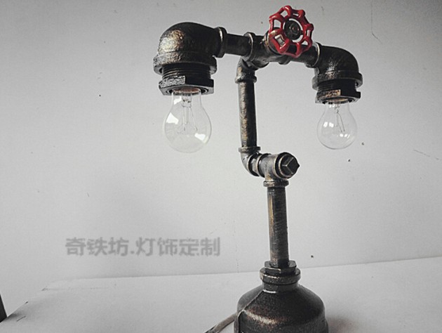 16 Functional DIY Pipe Lamp Design Ideas