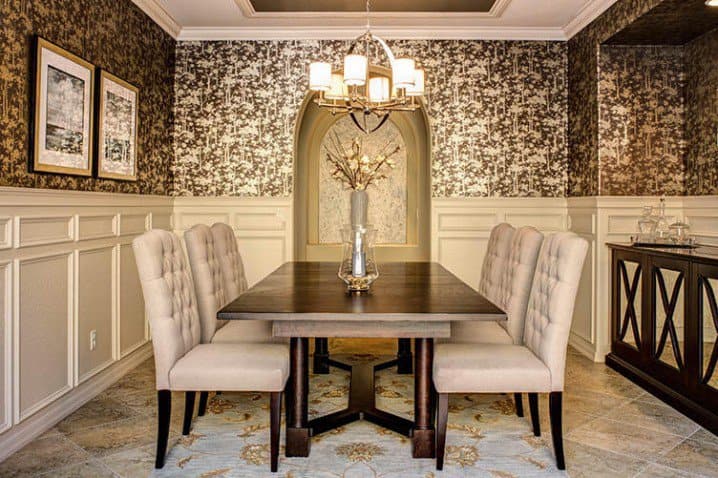 15 Brilliant Wallpaper Ideas For Your Sophisticated Dining room