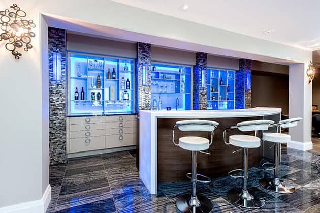 17 Incredible Contemporary Home Bar Designs You're Going To Enjoy