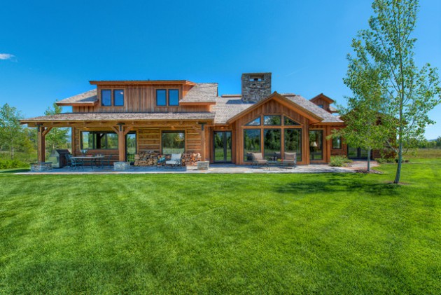 18 Fascinating Rustic Residence Exterior Designs That Will Make Your ...
