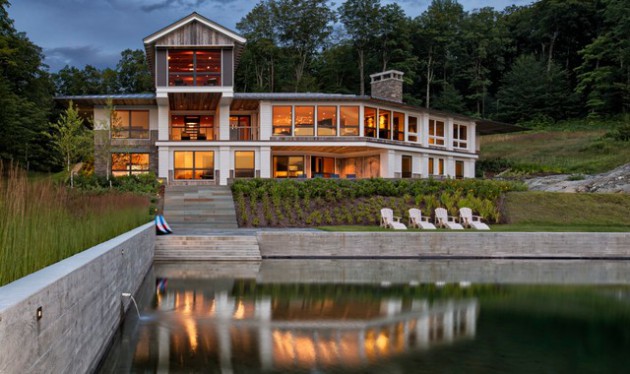 18 Fascinating Rustic Residence Exterior Designs That Will Make Your ...