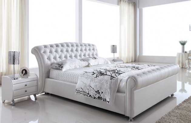 17 Beautiful Bedroom Ideas With Tufted Bed