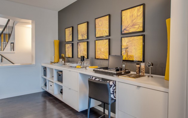 18 Splendid Home Office Designs With Yellow Flair