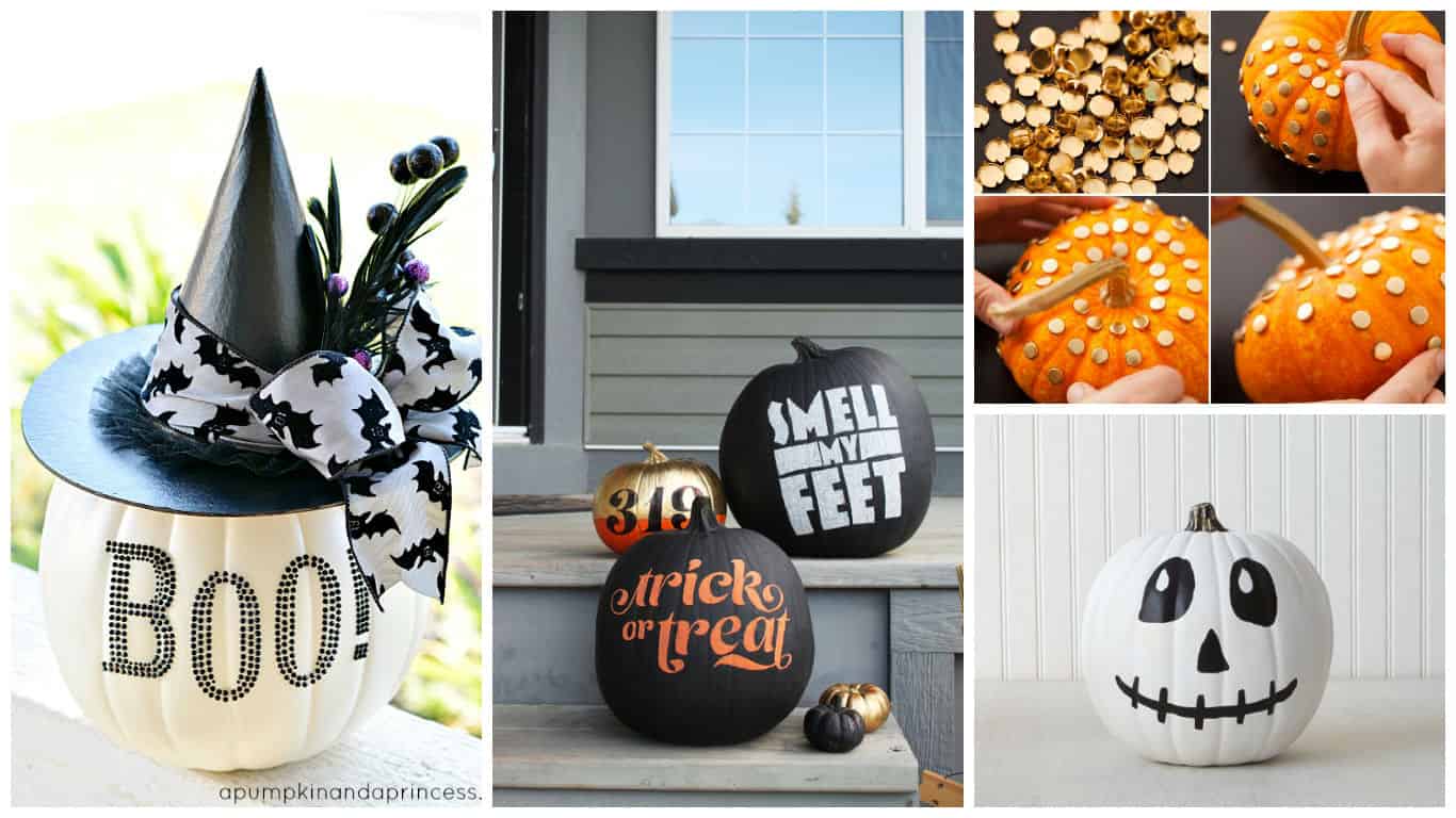 18 Smart & Easy Ways to Dress Up Your Pumpkins for Halloween