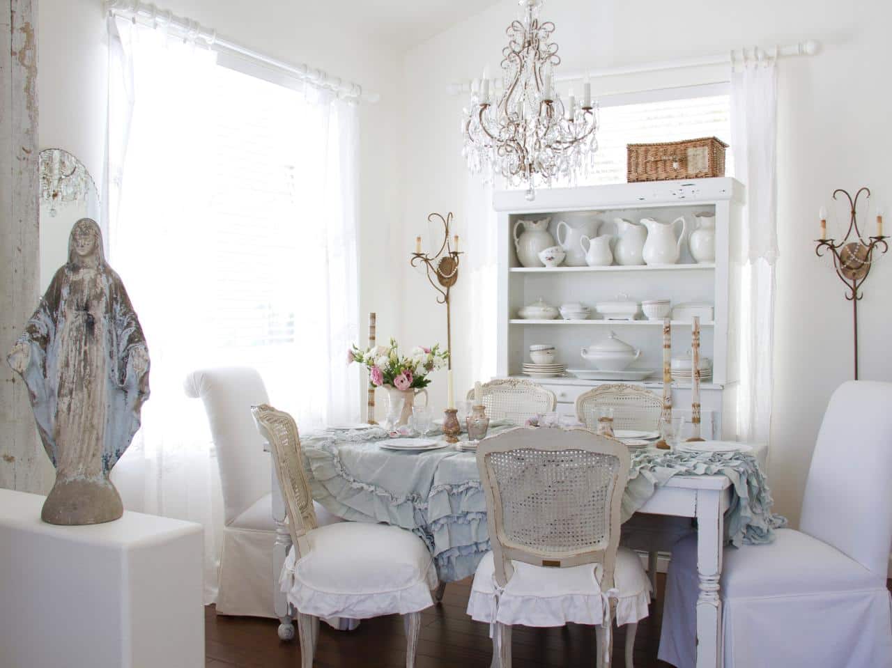 20 Stunning Shabby Chic Dining Room Design Ideas