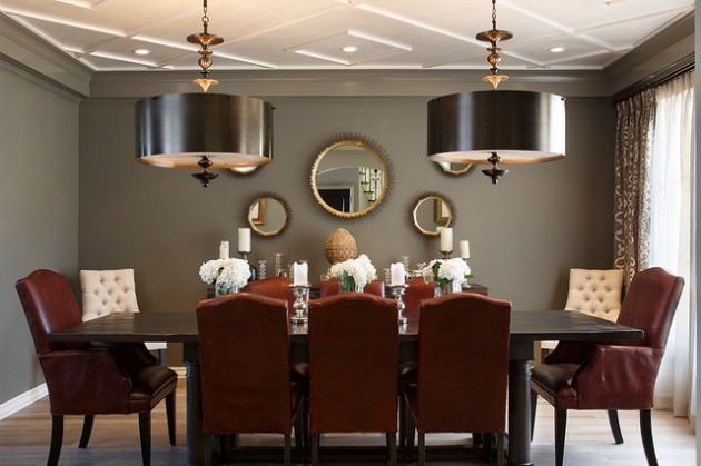 16 Excellent Ideas How To Decorate The Walls With Groups Of Mirrors