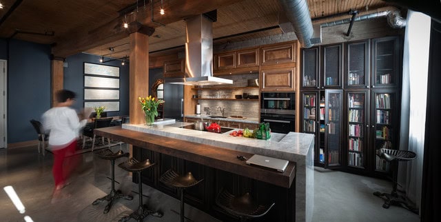 16 Extraordinary Industrial Kitchen Designs You'll Fall In Love With