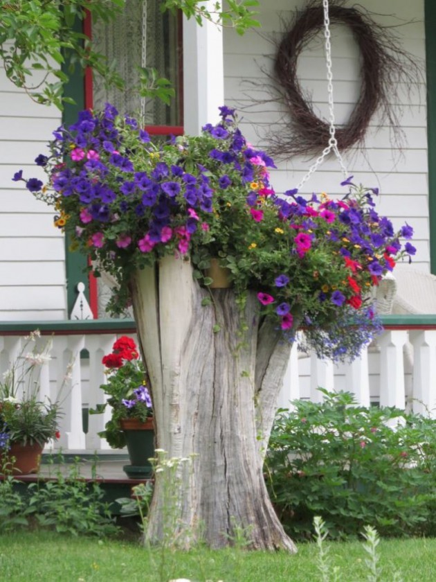 14 Interesting Ideas How To Decorate Your Garden With Tree Stumps 14 Interesting Ideas How To Decorate Your Garden With Tree Stumps
