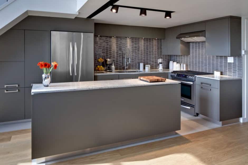 15 Divine Grey Kitchen Designs In Contemporary Style