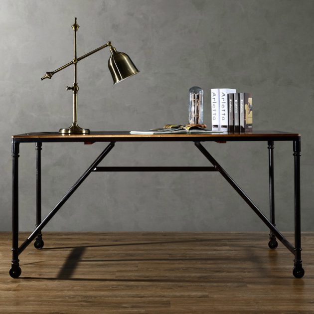 16 Classy Office Desk Designs In Industrial Style