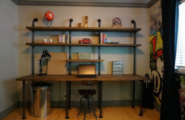 16 Classy Office Desk Designs In Industrial Style