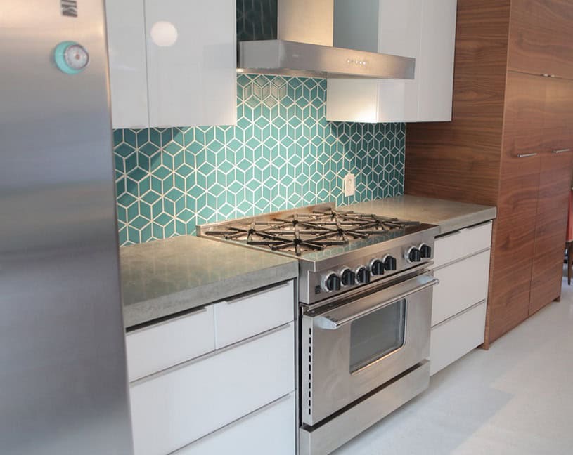 17 Excellent Kitchen Backsplash Designs With Geometric Pattern