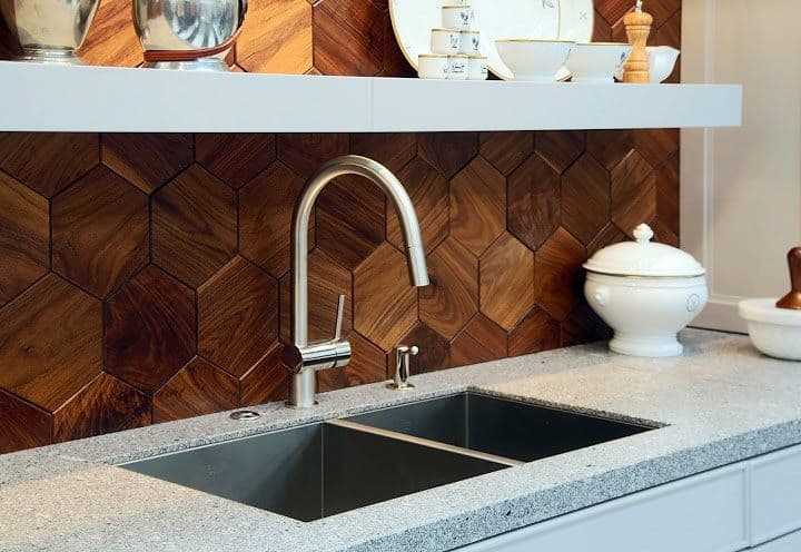 17 Excellent Kitchen Backsplash Designs With Geometric Pattern