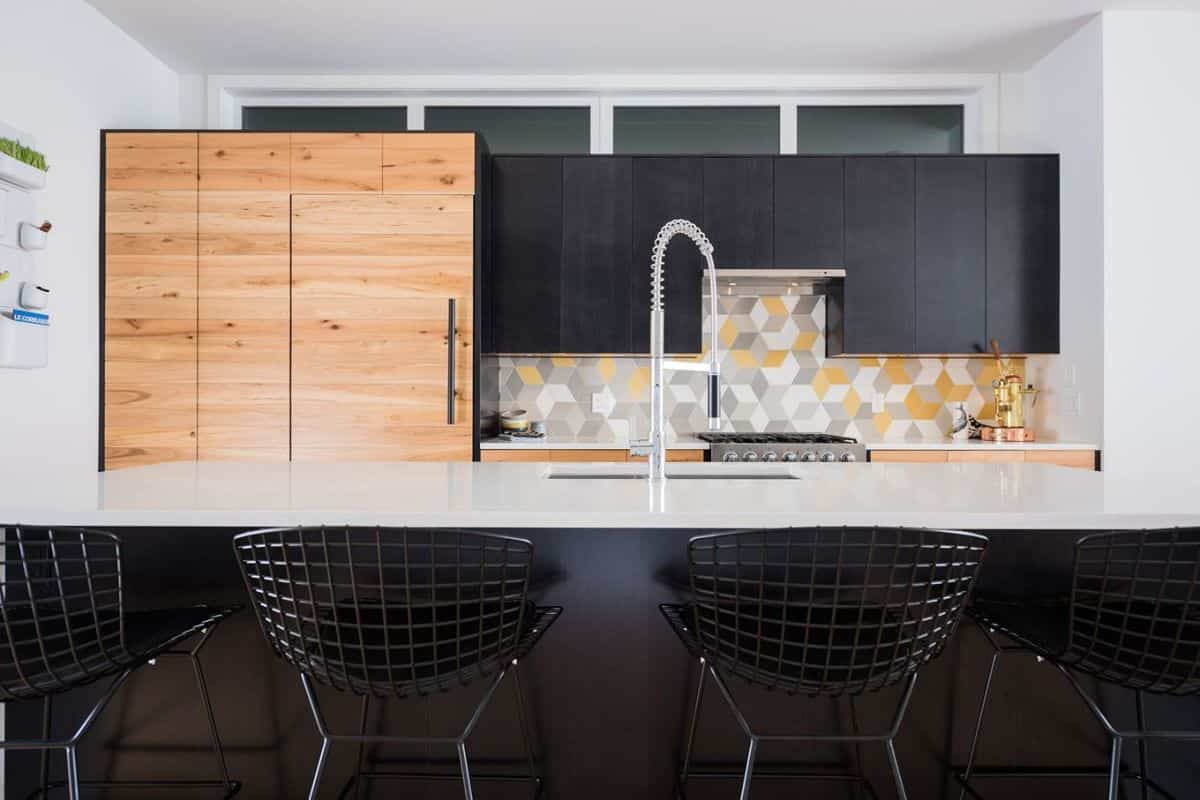 17 Excellent Kitchen Backsplash Designs With Geometric Pattern