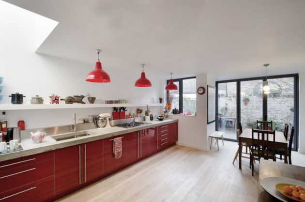17 Passionate Red Kitchen Designs That You Must See