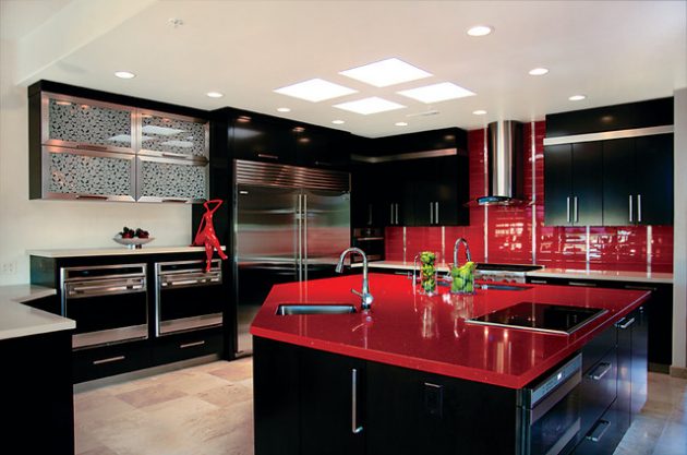 17 Passionate Red Kitchen Designs That You Must See
