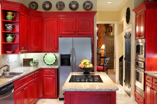17 Passionate Red Kitchen Designs That You Must See