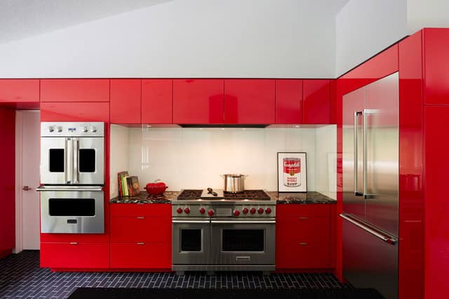 17 Passionate Red Kitchen Designs That You Must See