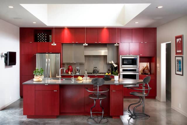 17 Passionate Red Kitchen Designs That You Must See