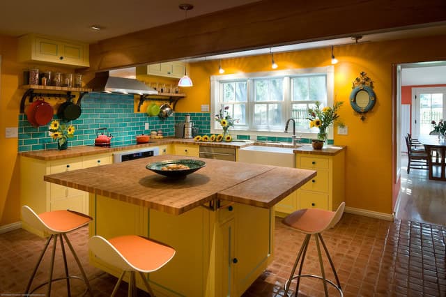 17 Adorable Kitchen Designs With Tones Of Vibrant Colors That You Must See