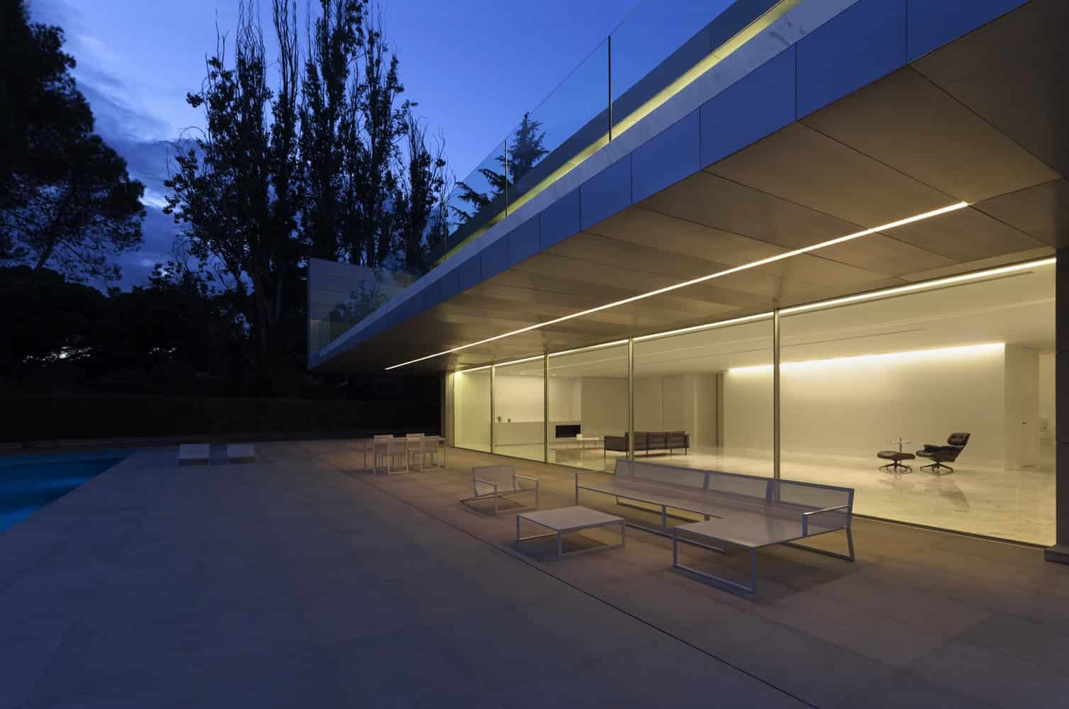 Aluminum House by Fran Silvestre Arquitectos in Madrid, Spain