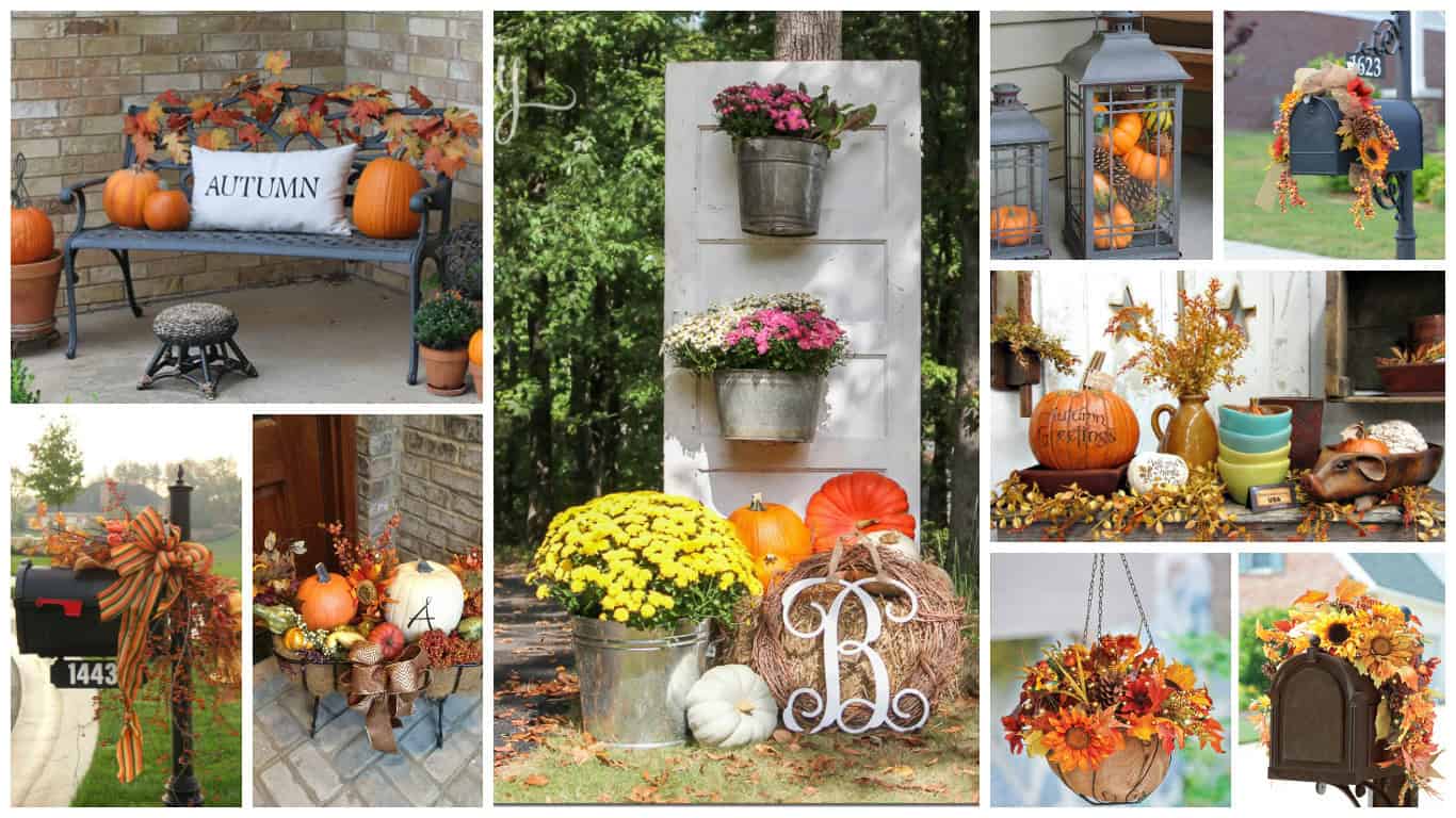 18 Fascinating Outdoor Fall Decorations That You Shouldn't Miss