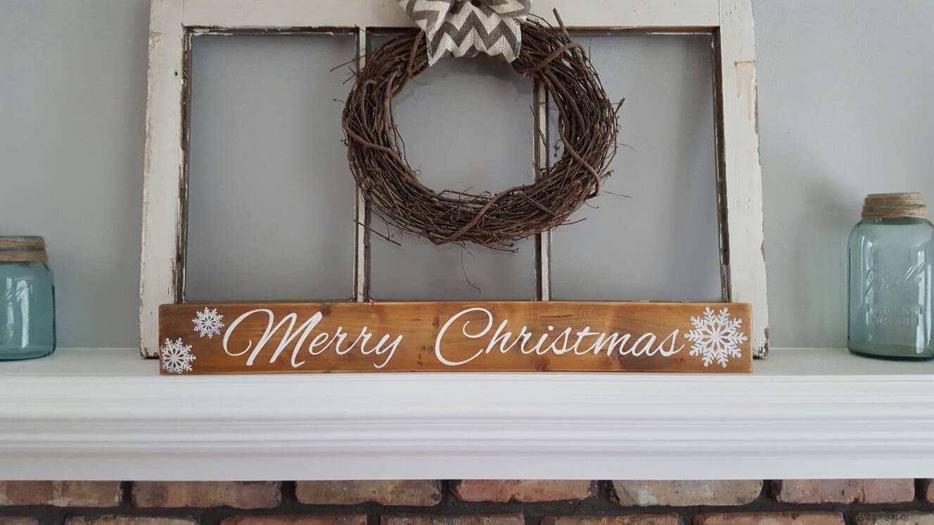 15 Incredible Last Minute Handmade Christmas Sign Decorations