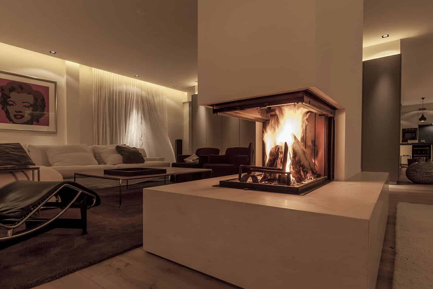 Contemporary Fireplace- Real Masterpiece To Adorn Your Living Space