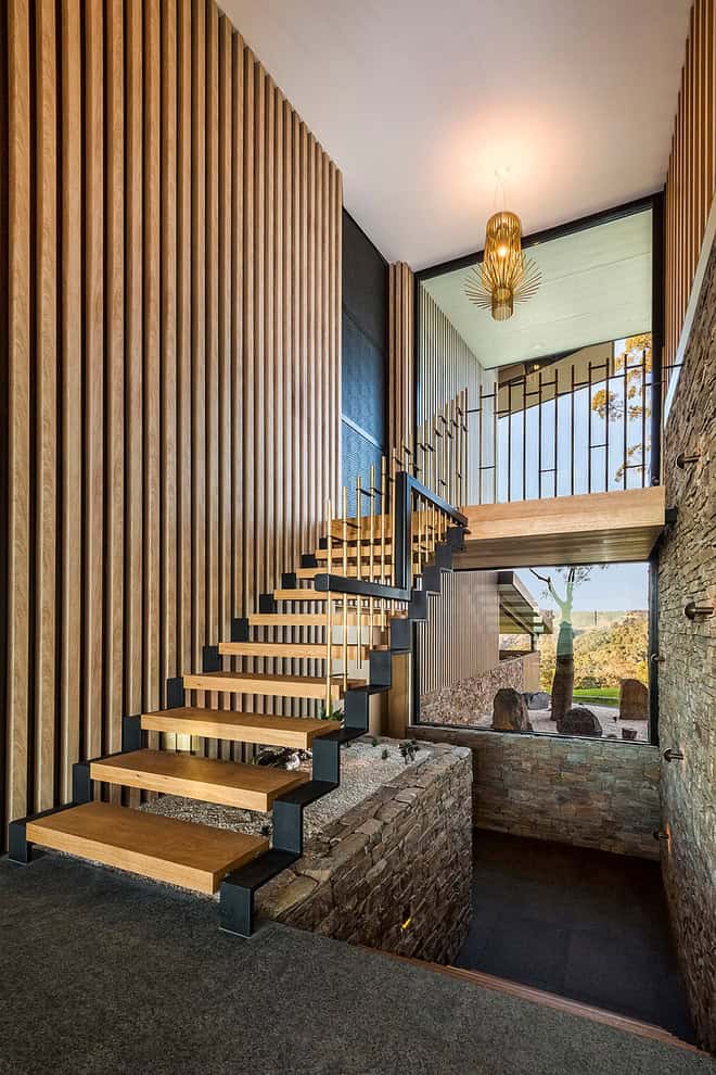 15 Outstanding Mid-Century Modern Staircase Designs
