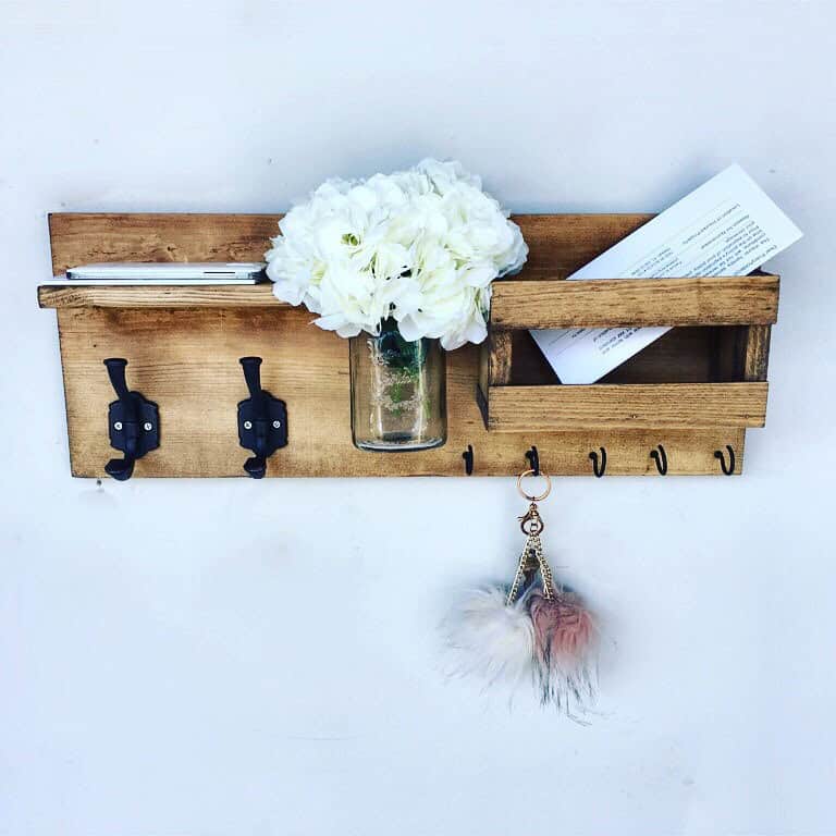 17 Practical Handmade Entryway Organizer Designs For Your Hallway