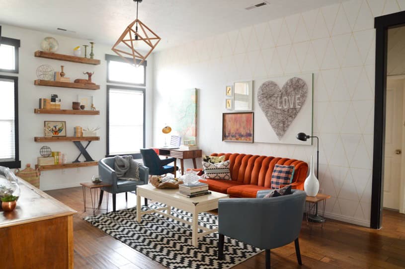 19 Timeless Dream Living Room Designs In Retro Style